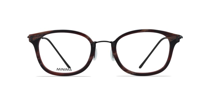 MiNiMA 608A Square Prescription Full rim Plastic Eyeglasses for Women ...